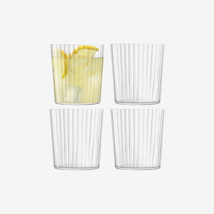 Lsa | Gio Line Tumbler - Clear Set of 4 – Maison Lipari